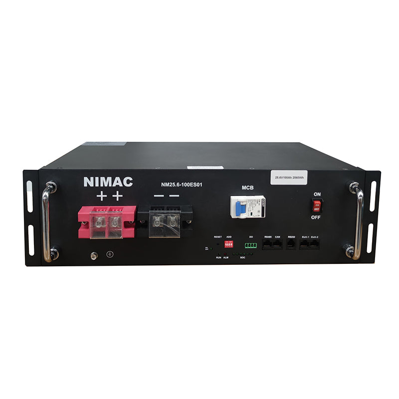 Batería Litio Nimac 24V, 100AH, 2,56kWh – Solar Ingeniería